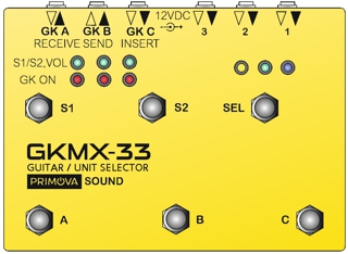 PRIMOVA - GKMX-33 Project - The ultimate-No US-20 bug 3in/3out GK switcher
