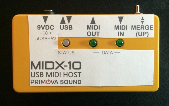 PRIMOVA - MIDX-10 Roland/Boss compatible 5-pin to USB converter (GP-10 ...