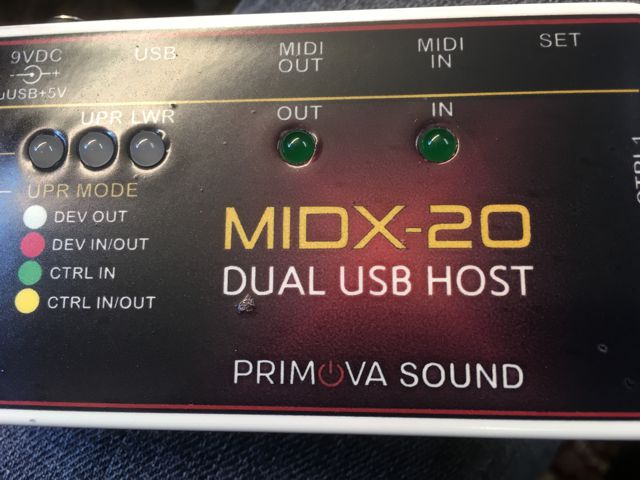 PRIMOVA MIDX-20 Dual Roland USB MIDI Converter / Ctrl Interface - Page 14